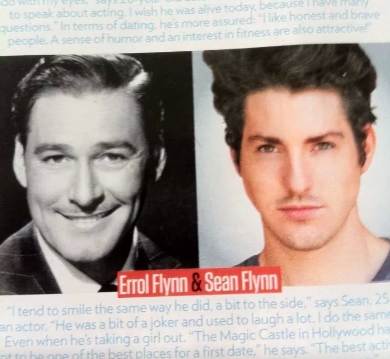 Rory’s son, Actor Sean Flynn in People Magazine! « The Errol Flynn Blog