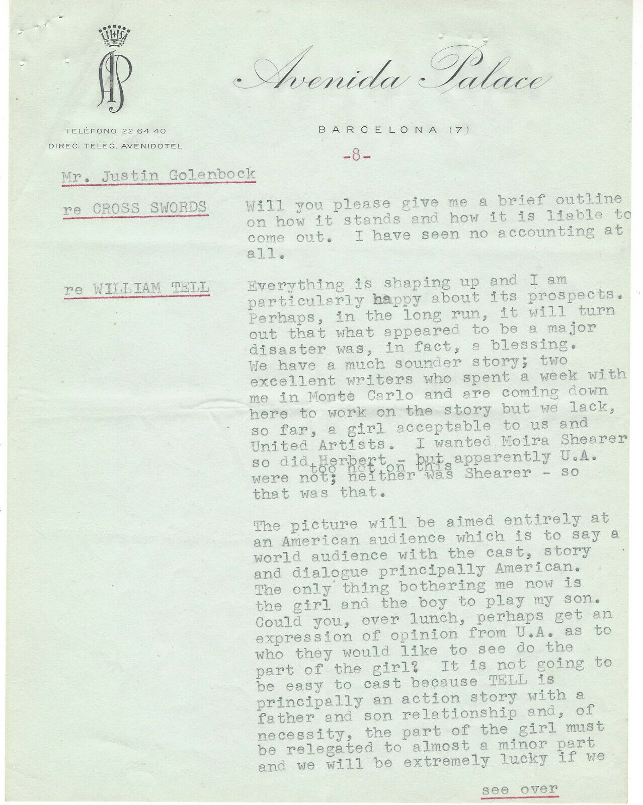 Letters « The Errol Flynn Blog