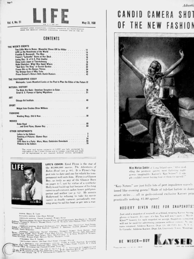 Errol On Top of the World — LIFE Magazine: May 23, 1938 « The Errol ...