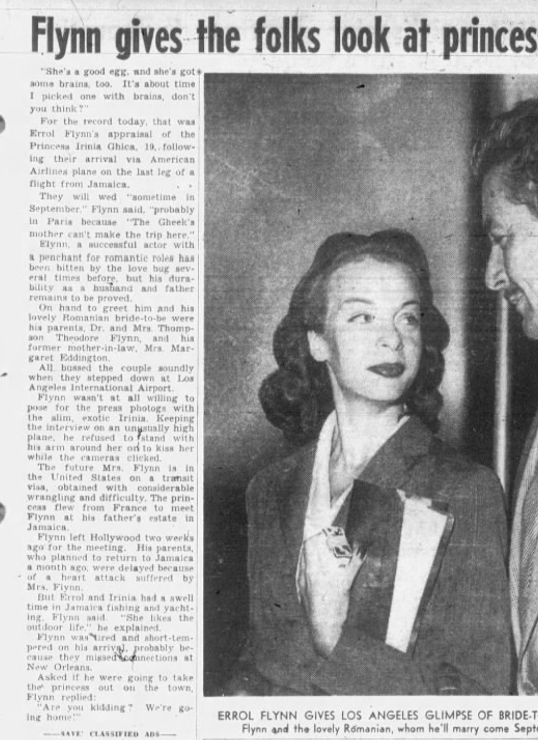 The Errol Flynn Timeline « The Errol Flynn Blog