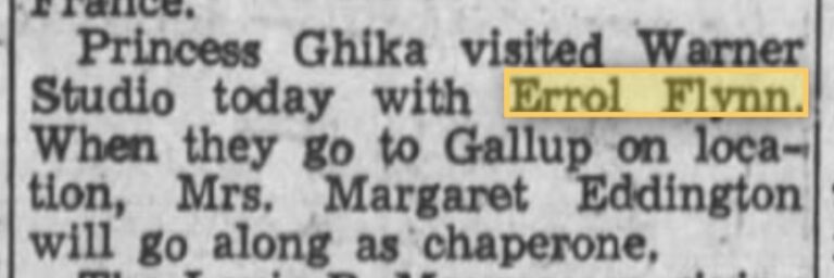 The Errol Flynn Timeline « The Errol Flynn Blog