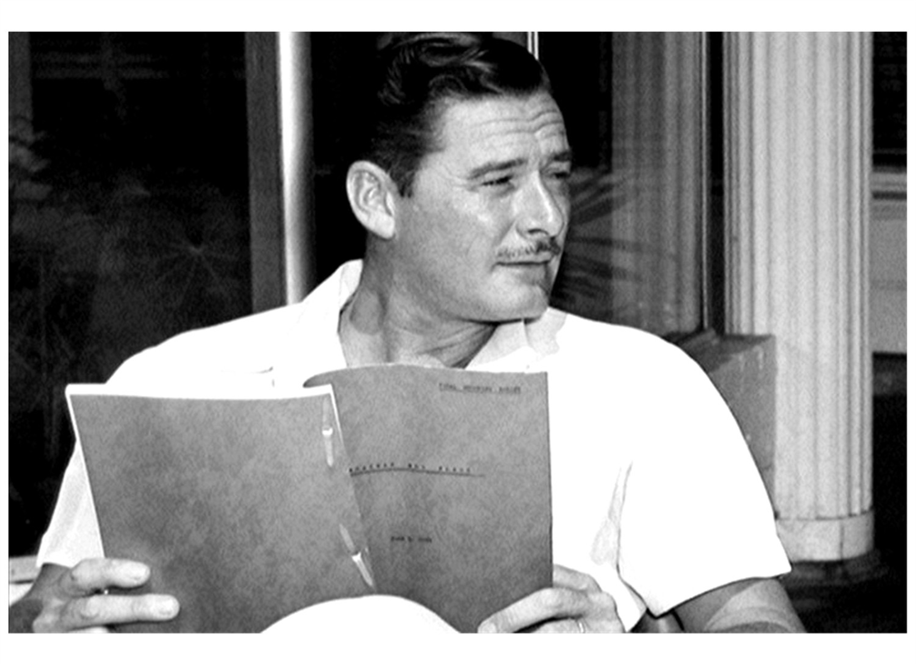 Errol Flynn at work reading a script « The Errol Flynn Blog
